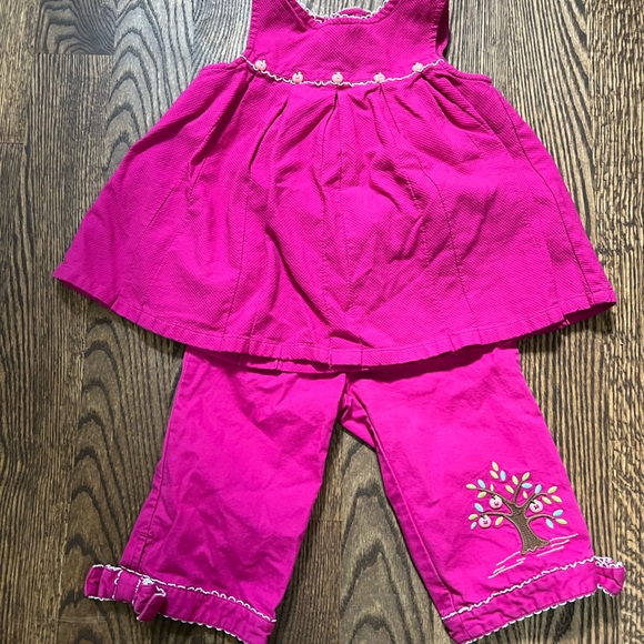 Gymboree | Matching Sets | Gymboree Fuchsia Baby Outfit With Embroidery ...